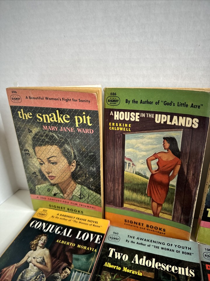 Lot of 14 Signet Books Publications 1st edition paperbacks, Forties And ...