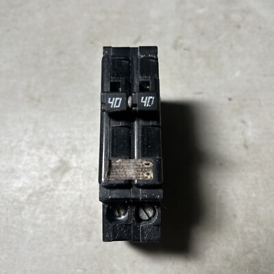 Challenger A240 2 Pole 40 Amp 120/240VAC Side HOOK THIN Circuit Breaker ...