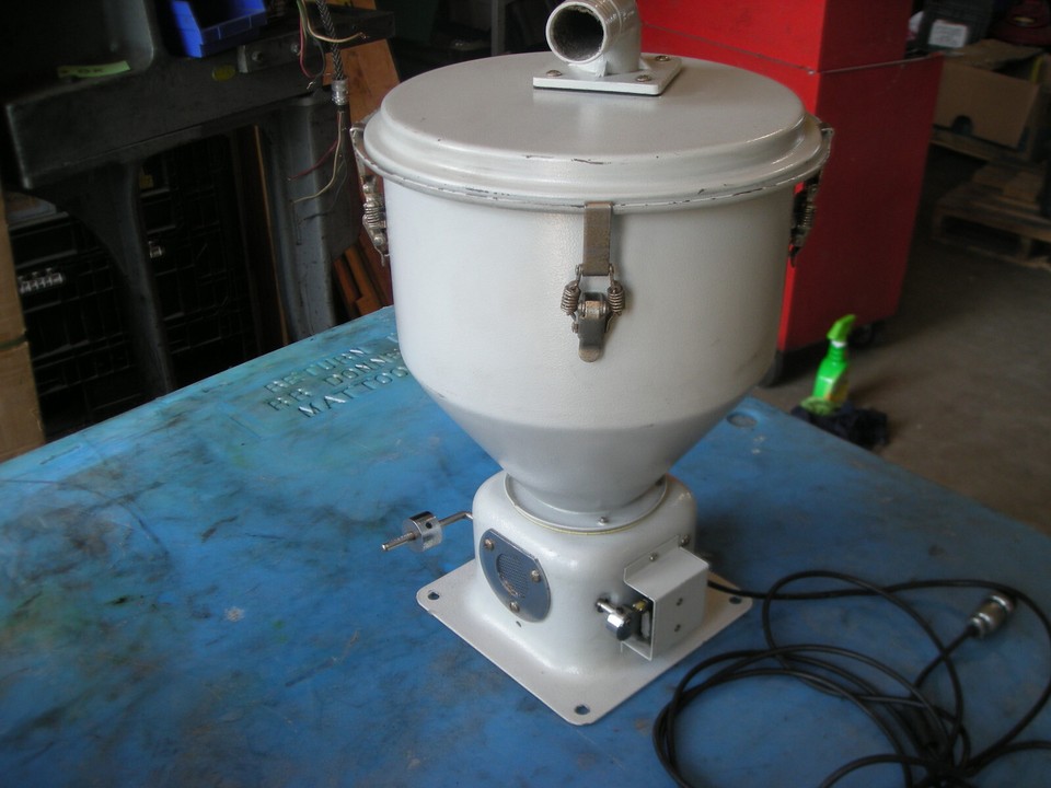 Shini Vacuum Hopper Reciever SVH-12 1-1/2" Inlet/Outlet 10" Dia Hopper ...