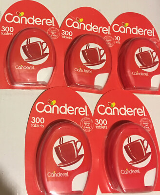 5 x Canderel Artificial Sweetener Tablets 300 Quick Dispatch & Delivery ...