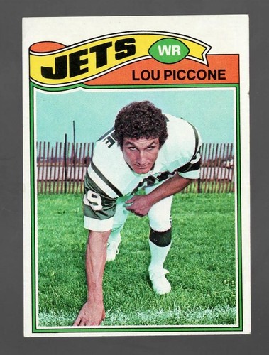 1977 Topps Lou Piccone New York Jets #333 Excellent | eBay
