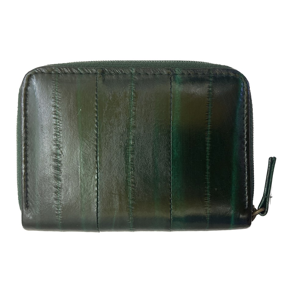 Genuine Eel Skin Coin Purse, Credit Card Zippered Wallet | eBay