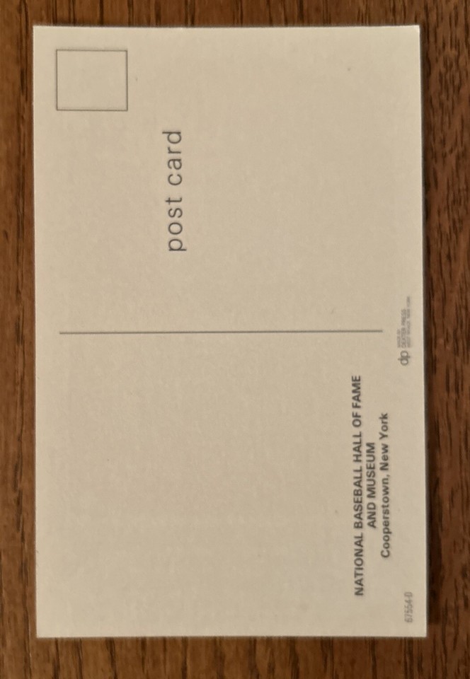 GEORGE KELLY Signed Auto Hall Of Fame HOF Dexter Press Plaque Postcard ...