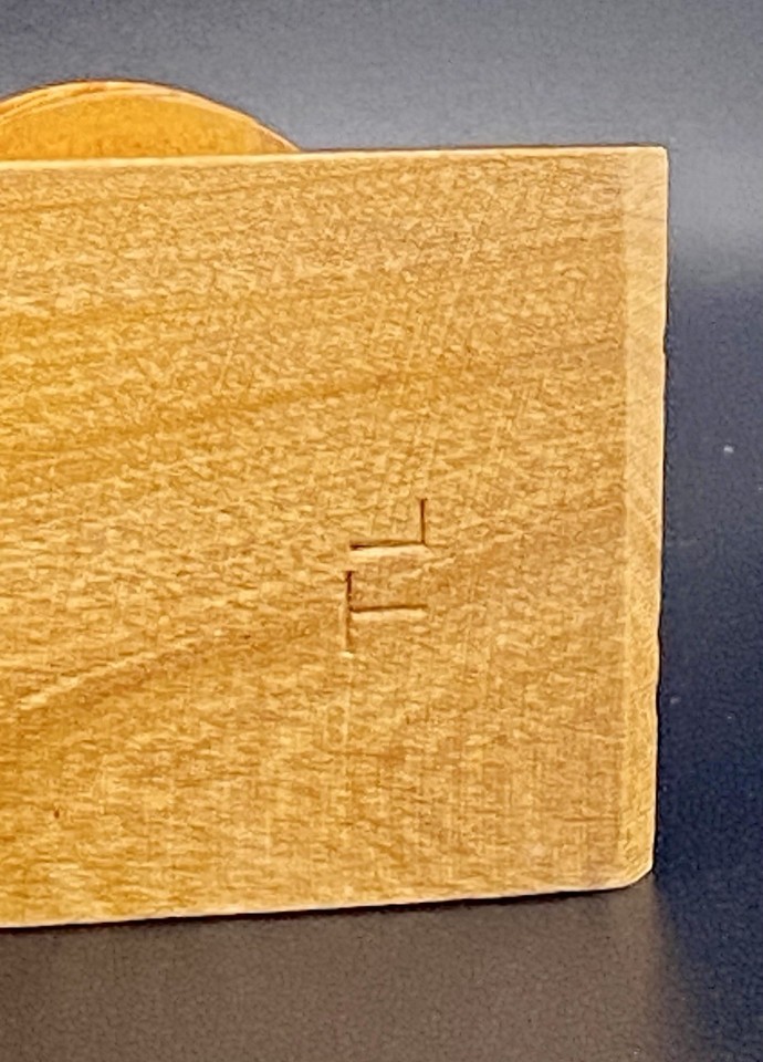 VTG Possibly Antique Hand-Carved Wood Affixed Cup Holder, Signed By ...