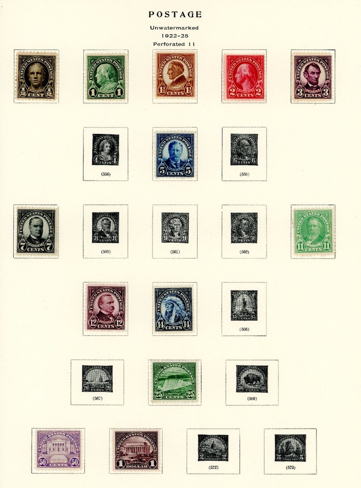 Very rare US stamps from 1902 to 1926, lot 8853 | eBay
