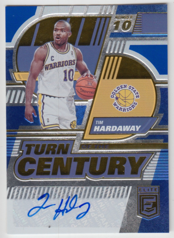 2022-23 Panini Donruss Elite Tim Hardaway Turn Century Autograph Blue ...