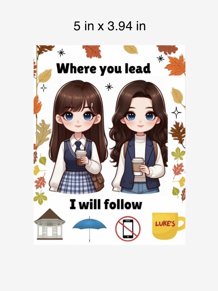 GILMORE GIRLS Sticker Gilmore Girls Decal Lorelai Gilmore 2000s TV Rory ...