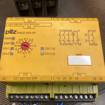 Pilz PNOZ XV3.1P 30/24VDC 3n/o 1n/c 2n/ot 777522 | eBay