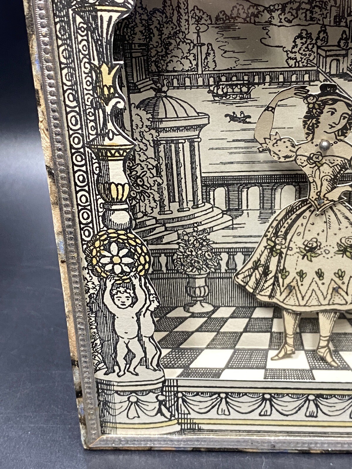 Automata Music Box Columbine Lady Dancer Petit Theatre Boutique ...