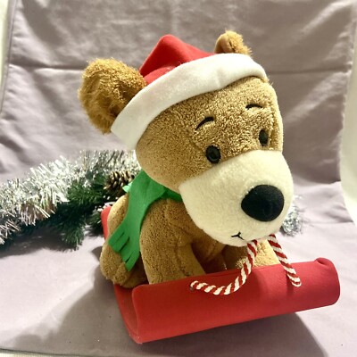 Hallmark ROCKIN' ROVER Musical Christmas Dog On Sled Rock/ barks to ...