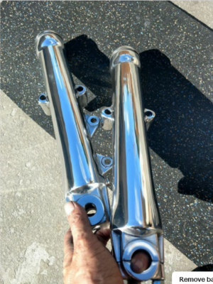 Harley Softail FXDWG 41mm fork -FXST/STD FORK LEGS pre 99 polished no ...
