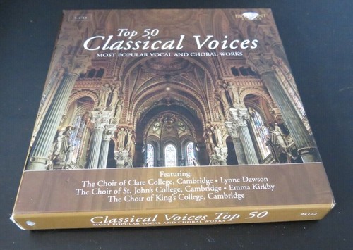 TOP 50 CLASSICAL VOICES 5 CD Box set - Choral - Clare St John E.Kirkby ...