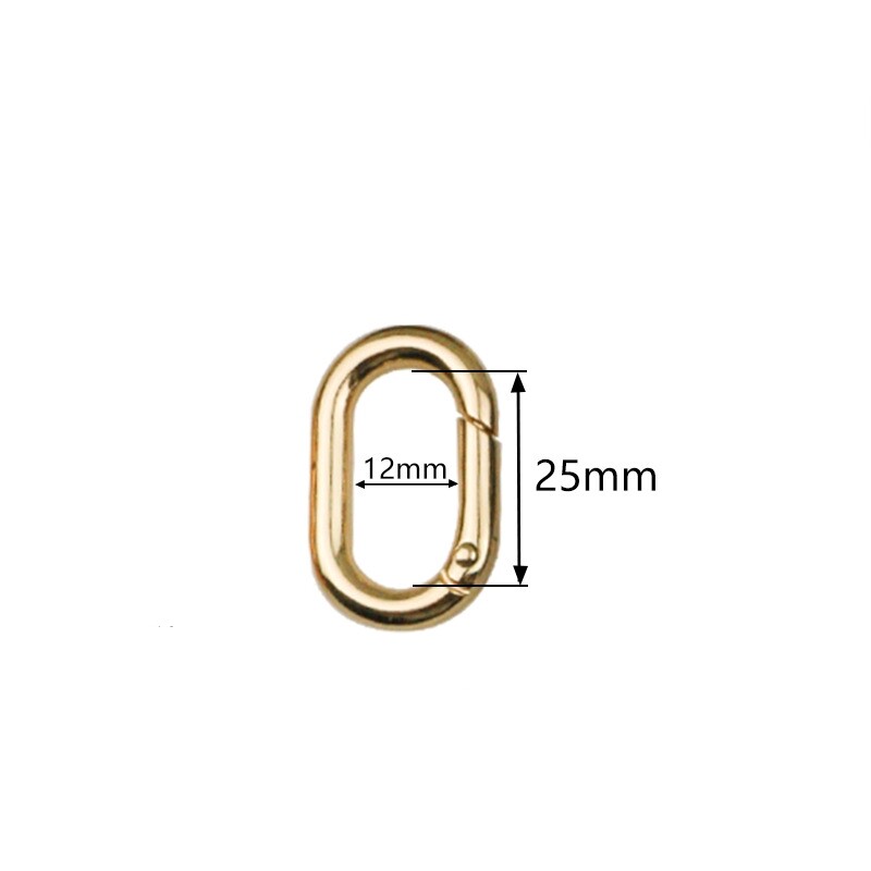 New Bag Clasps Oval Rectangular Spring Coil Clips For 13~40 mm Bag ...