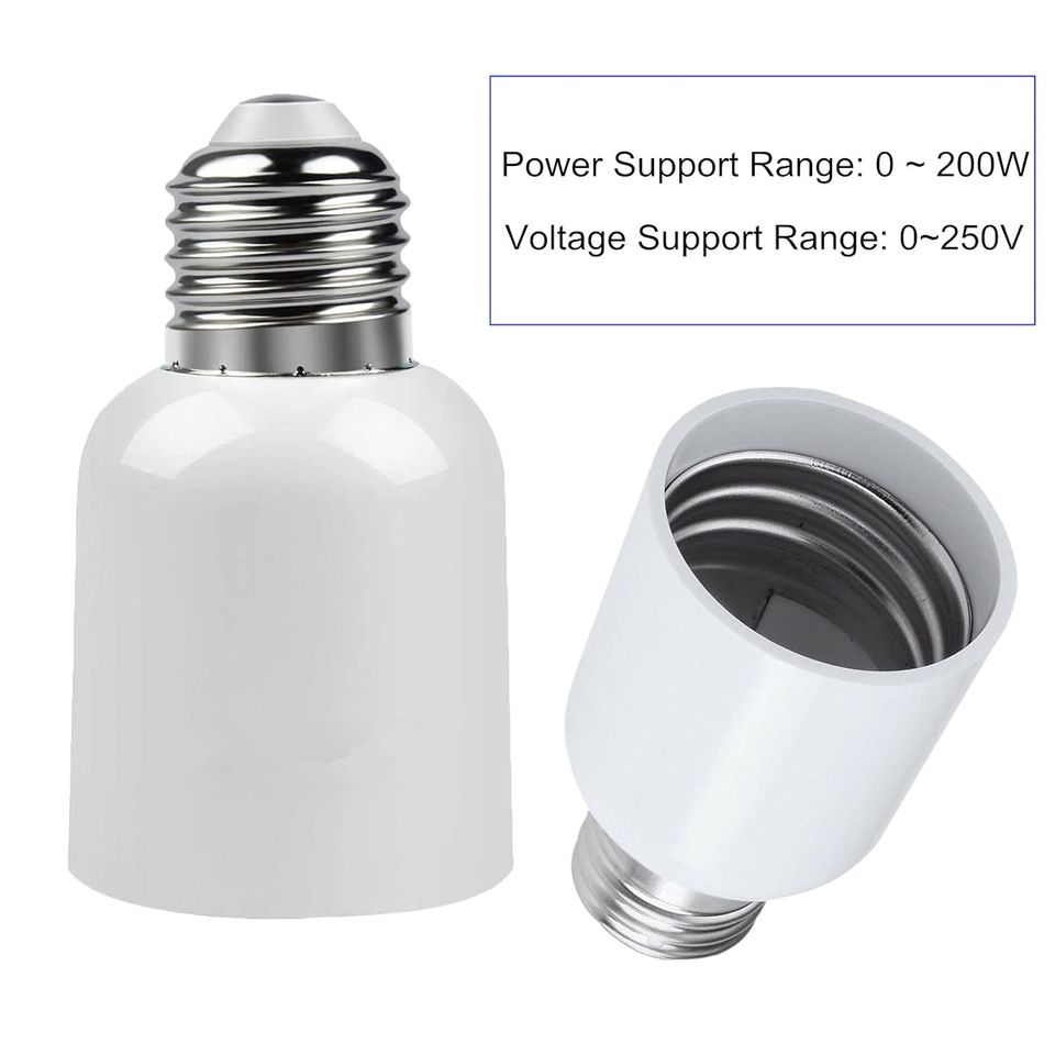 10 Pack Medium Base E26 to E39 Mogul Socket Adapter Standard E26 Screw ...