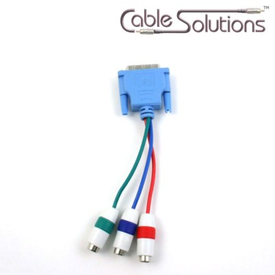 Gefen M1-male to 3-RCA-female Component Video Adapter Cable ADA-M1-2 ...