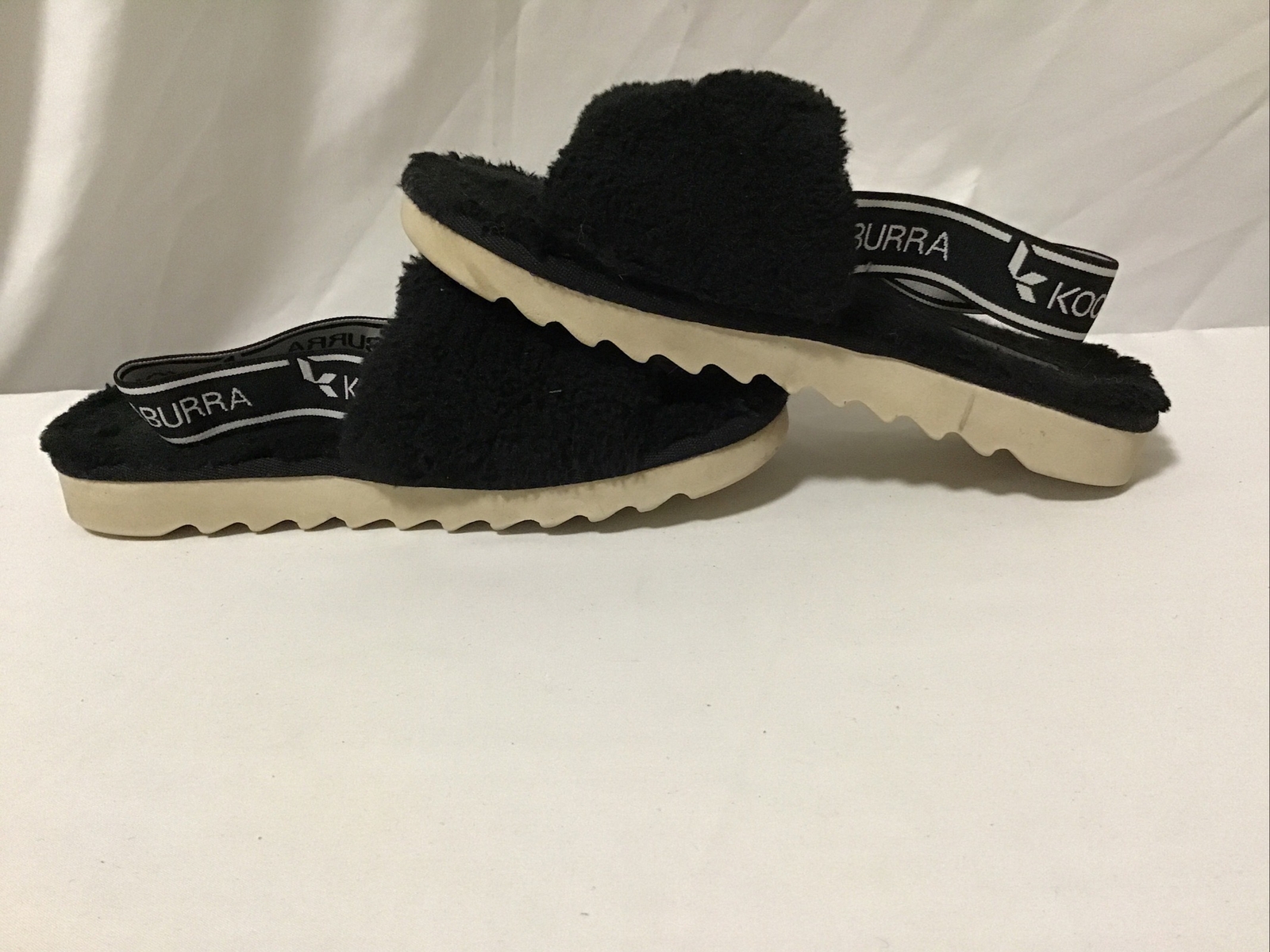 Koolaburra By Uggs Fuzz'N Kids Yeah Slide 1113931 Youth Size 4 Black/EU ...