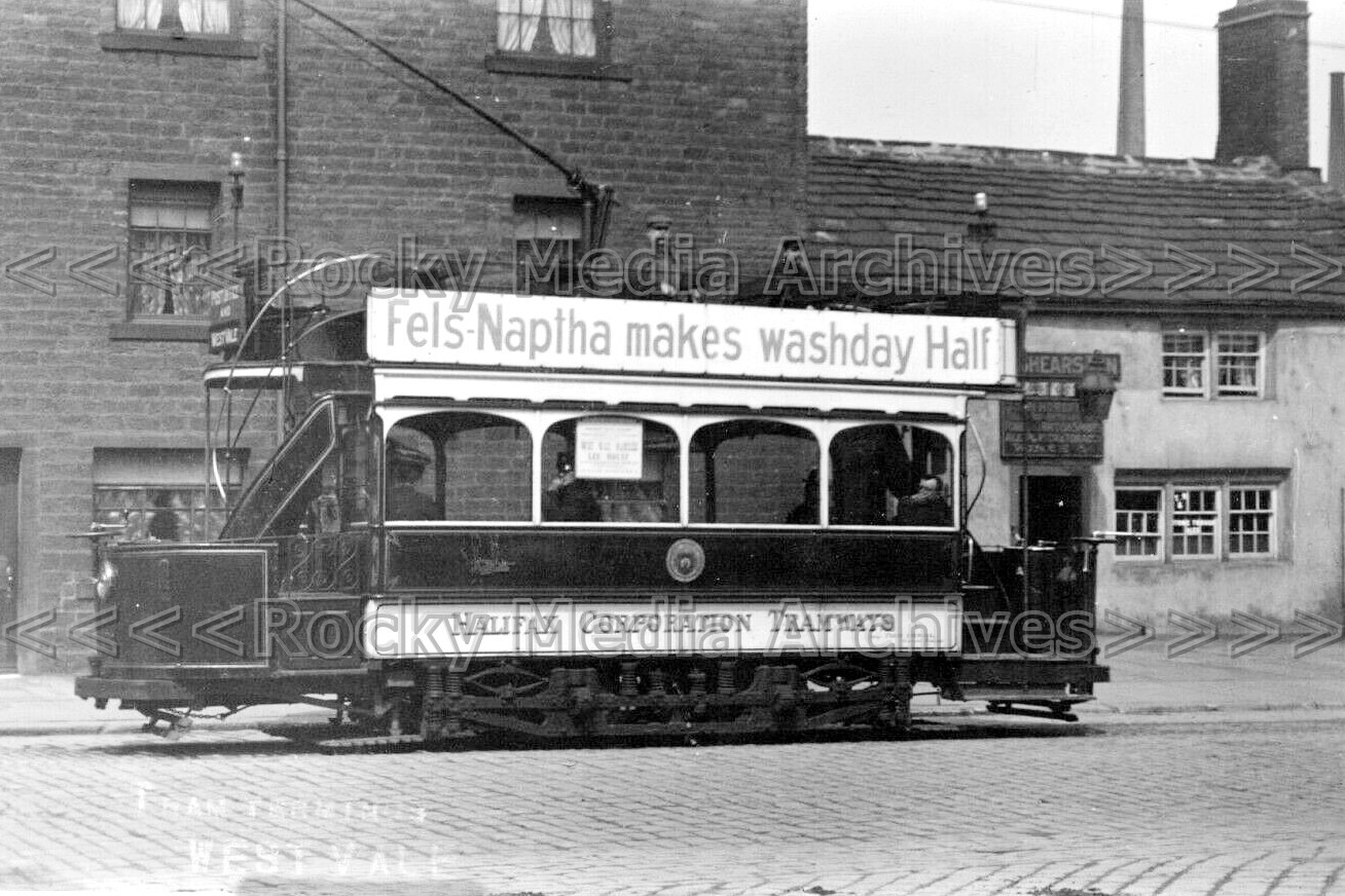 bcc-39 Halifax Corporation Tramways Tram, West Vale, Yorkshire. Photo ...