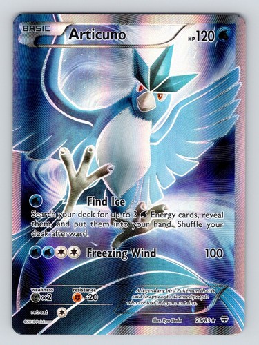 Articuno 25/83 Ultra Rare Full Art XY GENERATIONS Pokemon LP | eBay