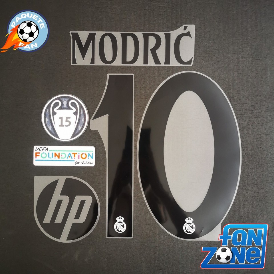 REAL MADRID CHAMPIONS LEAGUE HOME MODRIC FULL KIT AVERY SPORTING ID | eBay