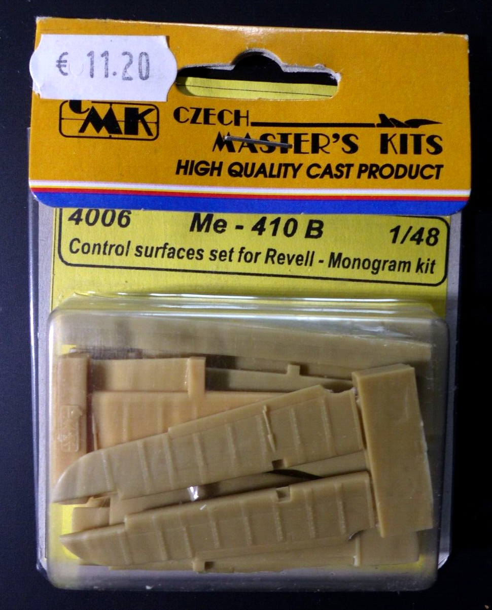 CMK 4006 - 1:48 Me 410B Control surfaces set for Revell - Monogram kit ...
