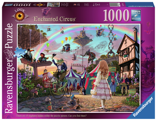 RAVENSBURGER PUZZLE*1000 TEIL*STEVE READ*LOOK AND FIND NR.2*ENCHANTED ...