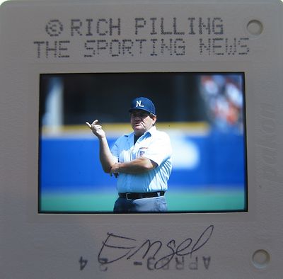 BOB ENGEL NATIONAL LEAGUE UMPIRE 1965-1990 umpired 3,630 GAMES ORIGINAL ...