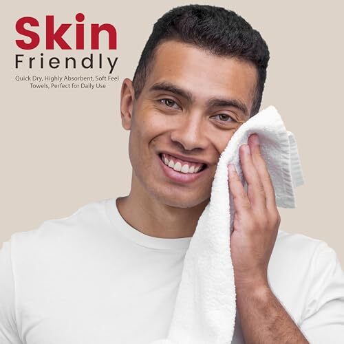 owel And Linen Mart 100% Cotton Wash Cloth Set Pack Of 4 Flannel Face ...