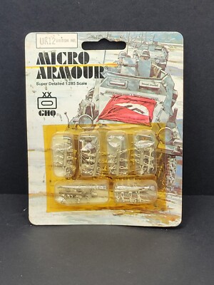 1981 Sealed GHQ MICRO ARMOUR 1:285 Scale WWII UK12 British Infantry ...