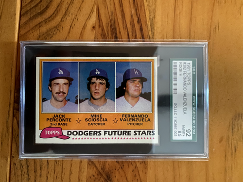 1981 Topps FERNANDO VALENZUELA ROOKIE Dodgers #302 SGC 8.5 92 NM/MT+ | eBay