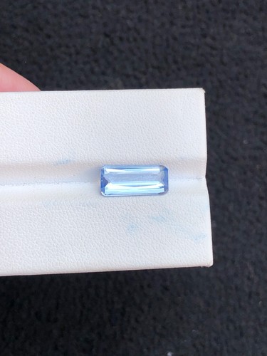 Natural 2.55ct Santa maria Blue Color Aquamarine loose faceted Gemstone ...