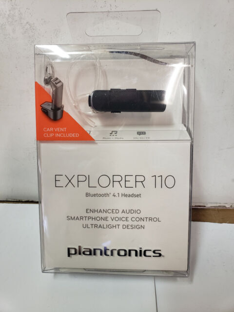 Plantronics Explorer 110 Bluetooth Wireless Headset - Black for sale ...