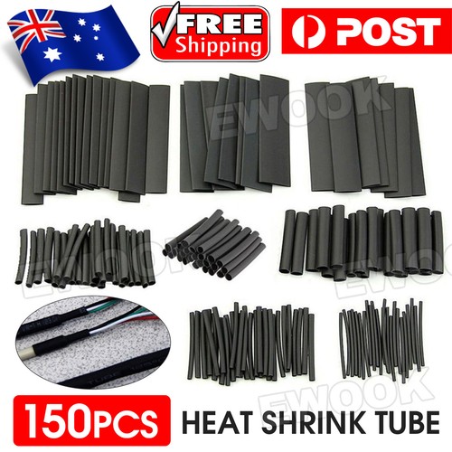 150x Heat Shrink Tube Glue Weatherproof Sleeving Tubing Sleeve Wrap Kit ...