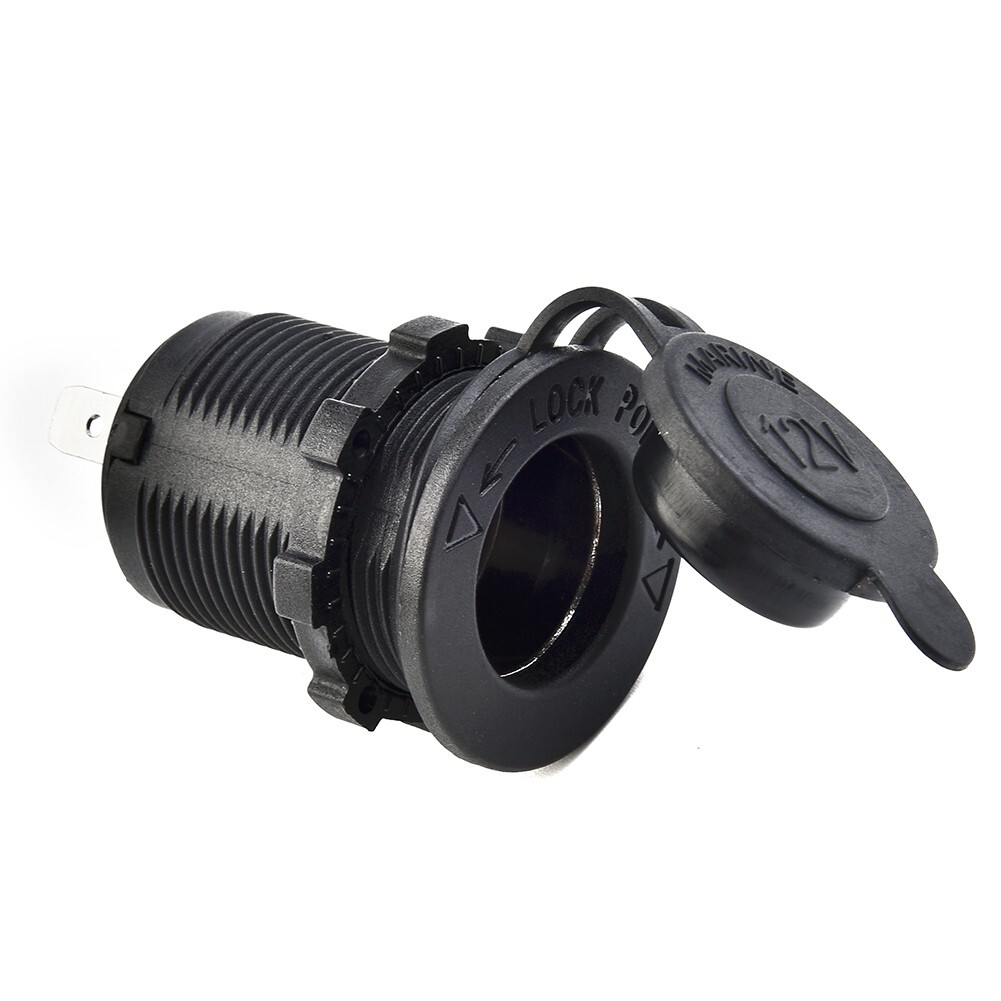 1 * 12V Power Socket 250 Quick Spade Type Male Connectors 0.250 Quick ...