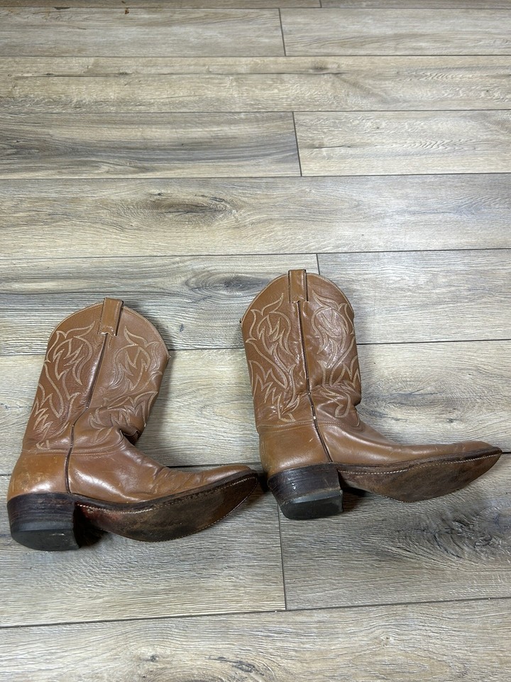 Justin Brown Boots Classic Style 5524 Size 9 1/2b F1117 Registered No ...