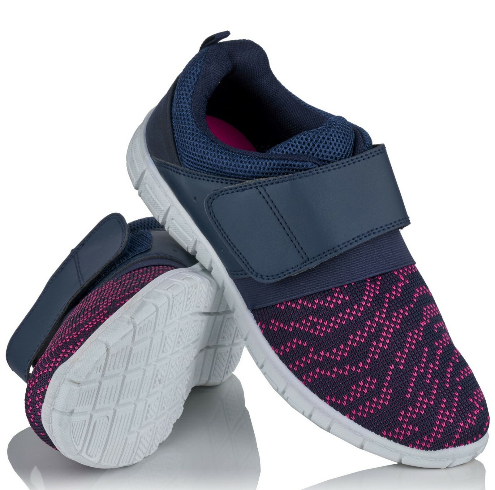 Womens Touch Close Comfy Casual Walking Running Gym Ladies Trainers ...