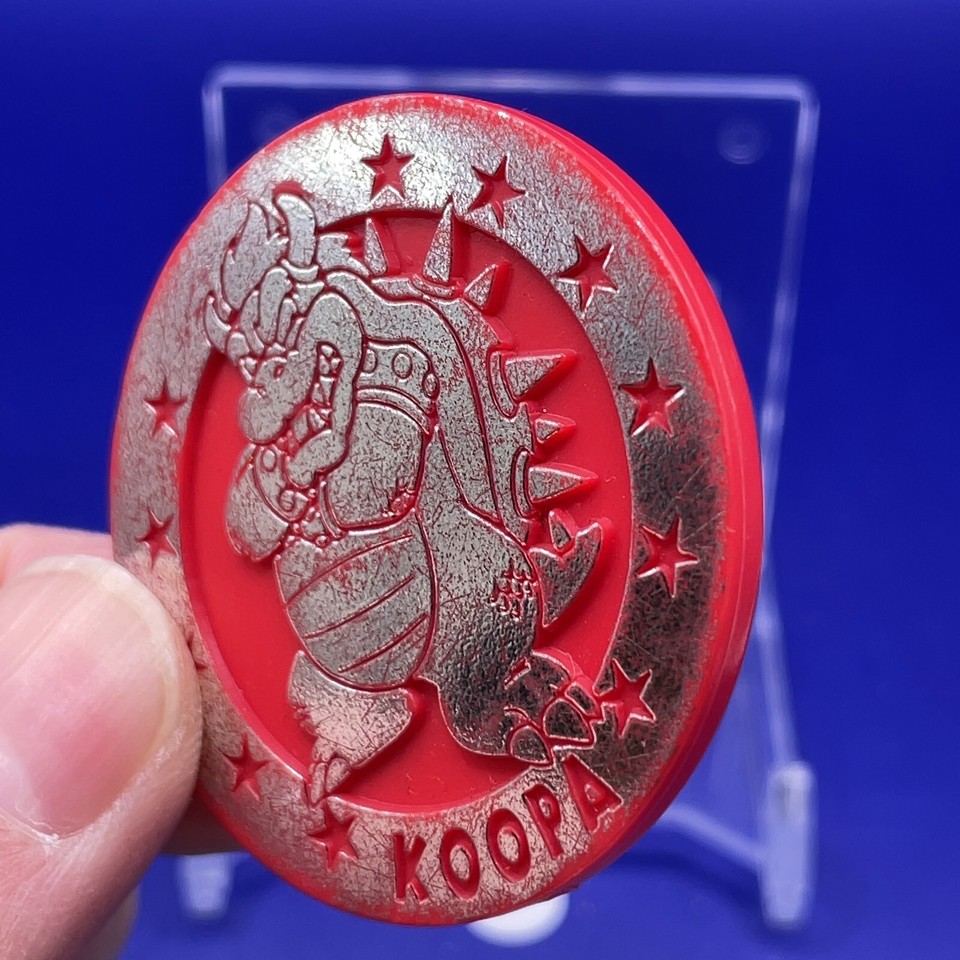 KOOPA Super MARIO Bros Very Rare Menko Retro Game Vintage Japanese ...