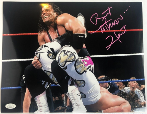 Autographed Bret Hart signed 11x14 with JSA cert on metallic paper 3 | eBay