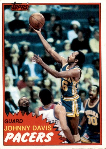 1981-82 Topps Basketball Johnny Davis (A) Indiana Pacers #16 | eBay
