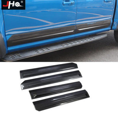 Carbon Fiber Side Door Body Guard Molding Cover For Ford F150 Raptor ...