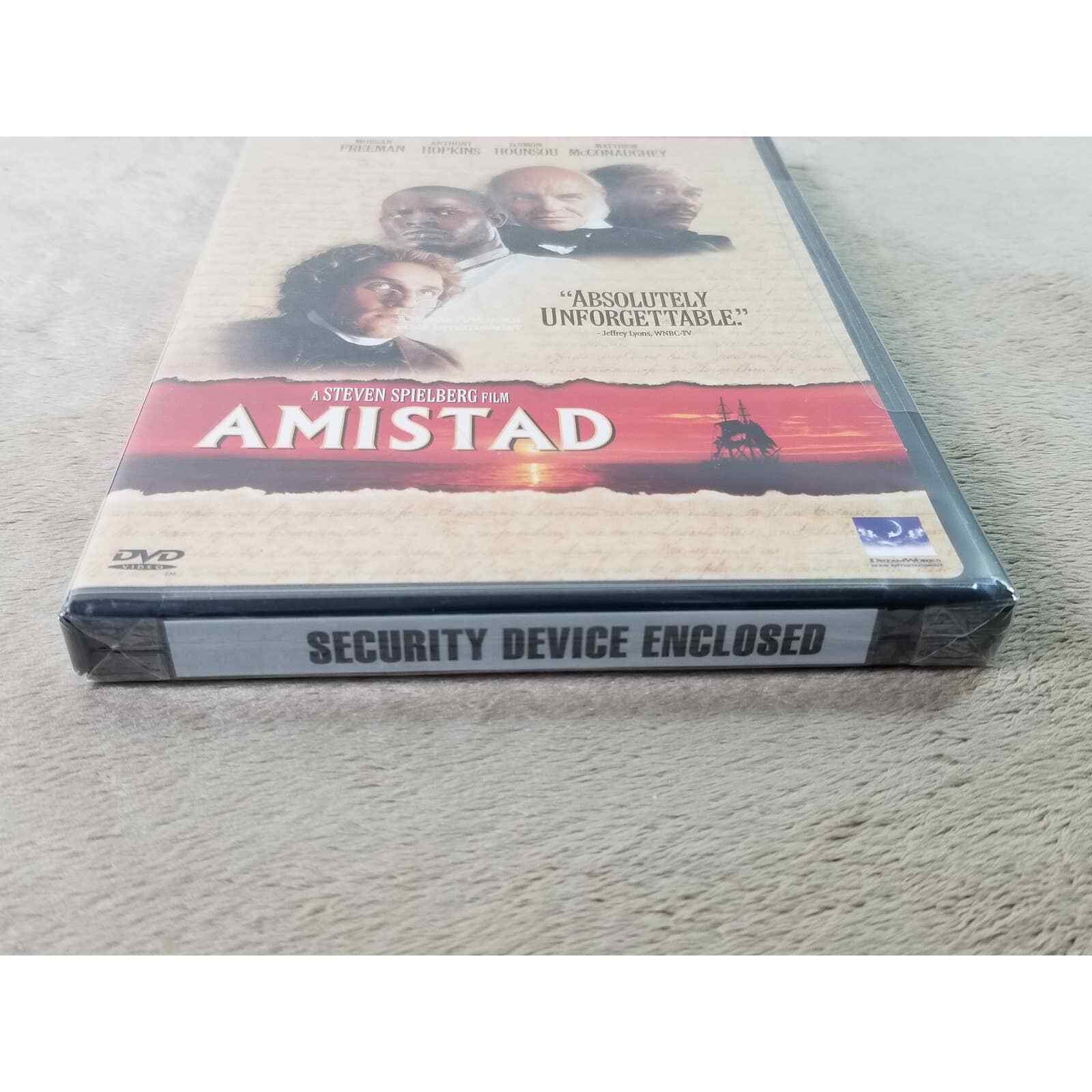 AMISTAD DVD 1997 Sealed Morgan Freeman Dolby Digital Widescreen ...