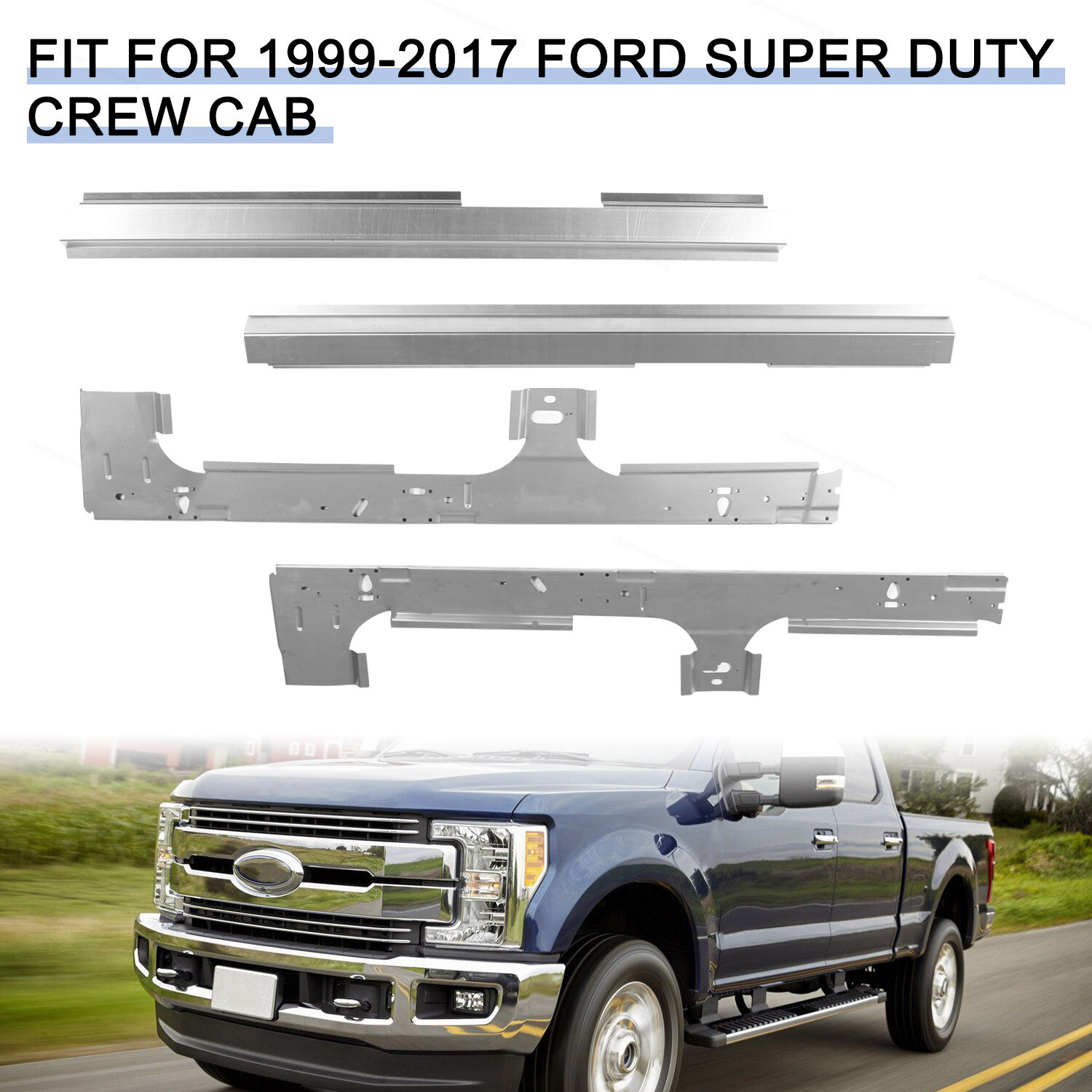 Front Rear Inner Outer Rocker Panels Fits 1999-17 F250 F350 Super Duty ...