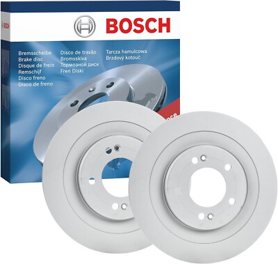 Bosch BD1733 Rear Brake Rotor Discs Fits for HYUNDAI 1 Set of 2 Discs ...