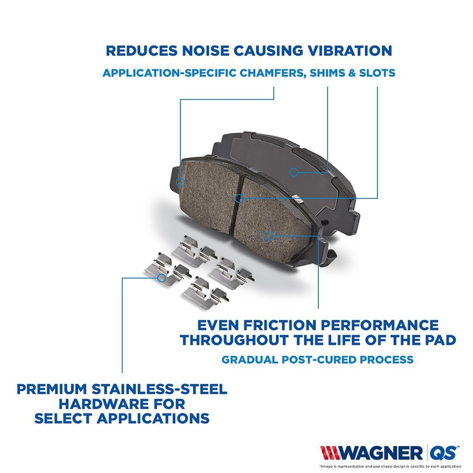 Wagner Brake Brake QuickStop Front Disc Brake Pad Set Semi-Metallic | eBay