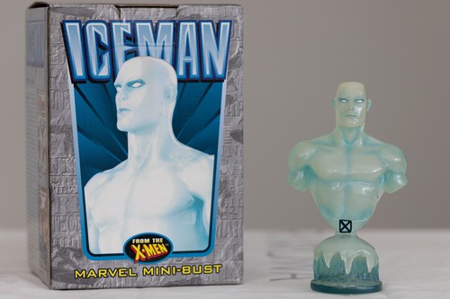X-MEN Iceman Mini Bust Low #6/5000 Bowen Designs Statue Sideshow Marvel ...