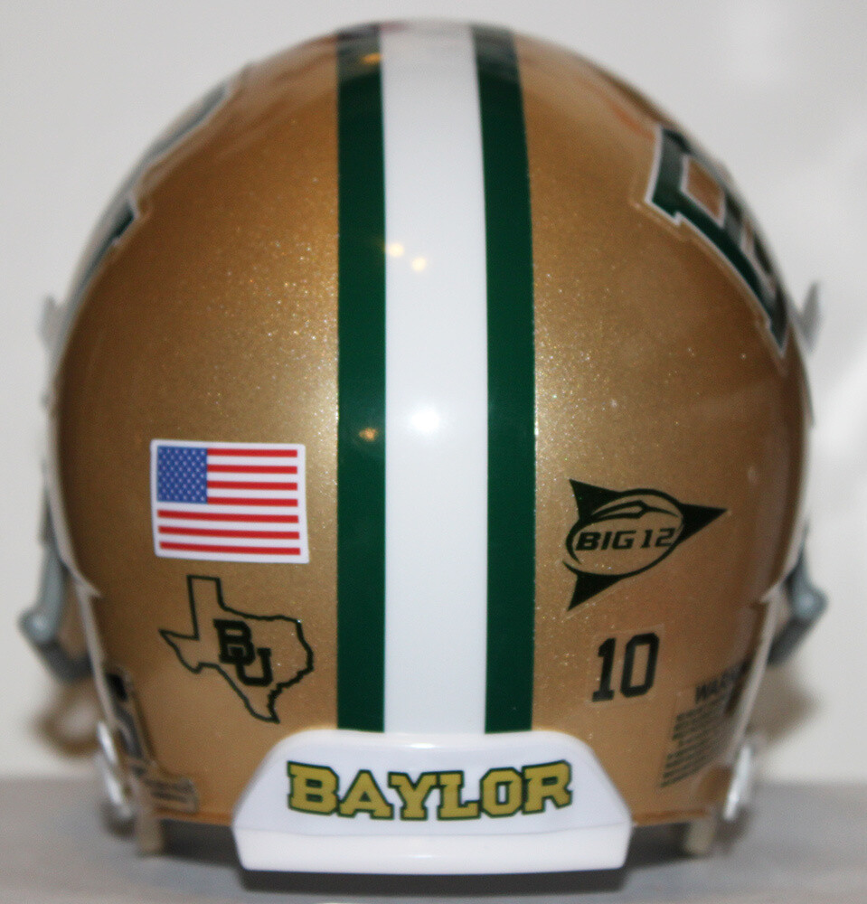 2012 Baylor Bears Custom Schutt Mini Helmet Robert Griffin III ...