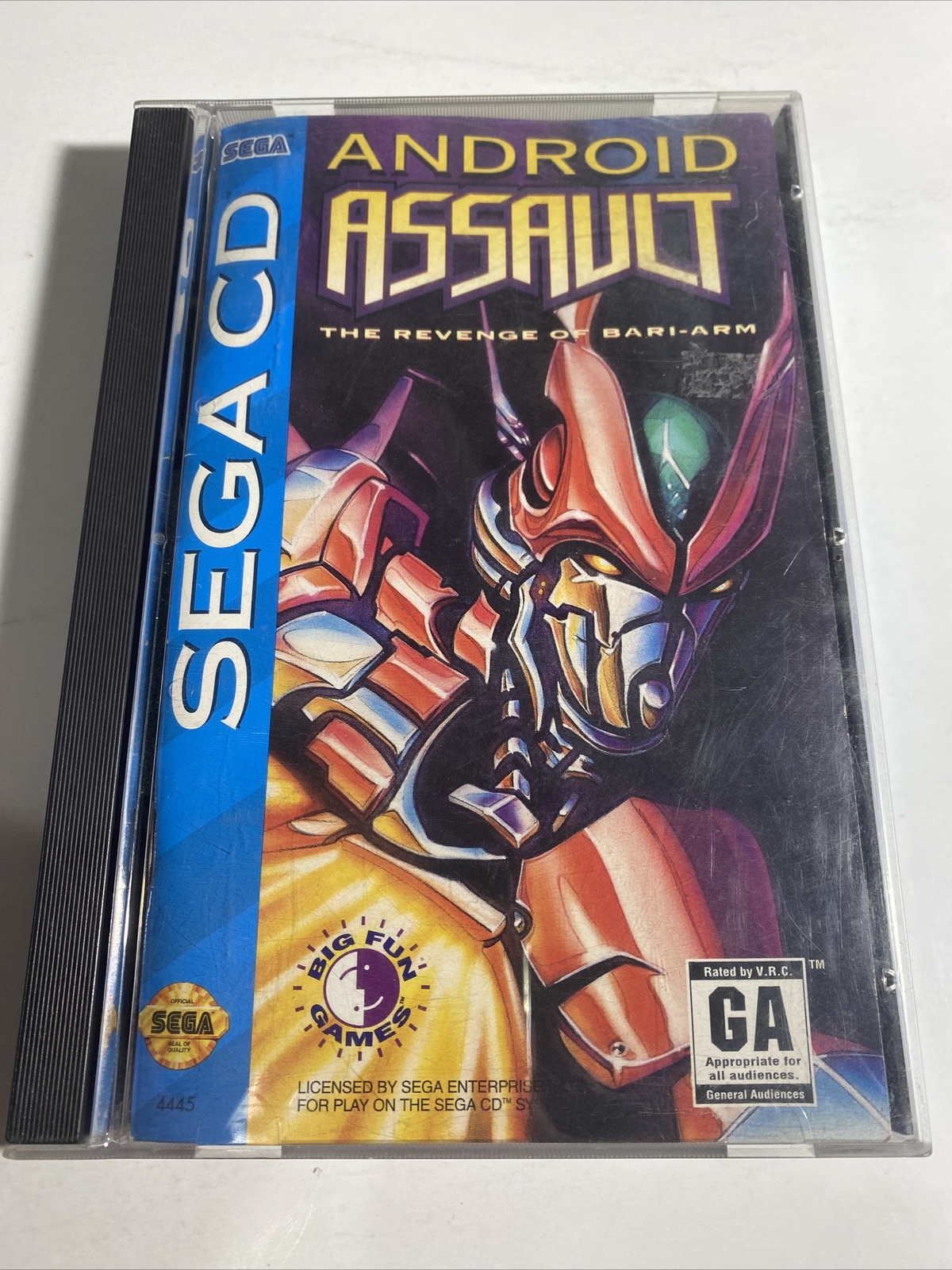 Android Assault: The Revenge of Bari-Arm SEGA Mega-CD - Prix - Photo ...
