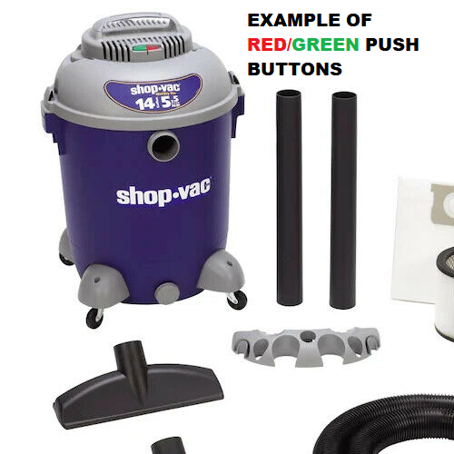 New Genuine On/Off Switch for Shop-Vac Under Push Buttons with Winged ...