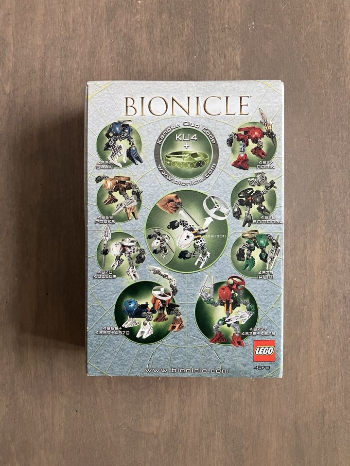 NEW Lego 4870 Bionicle RAHAGA KUALUS Building Toy Figurine FACTORY ...