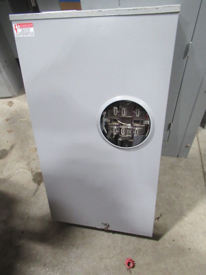 Milbank U-400, 400A, 320A Cont., 600V, 7 jaw, 3PH, RL W/ Bypass Meter ...