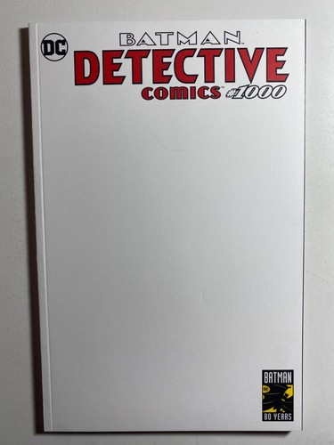 DC COMICS DETECTIVE COMICS #1000 (2019) BLANK SKETCH VARIANT COVER NM ...